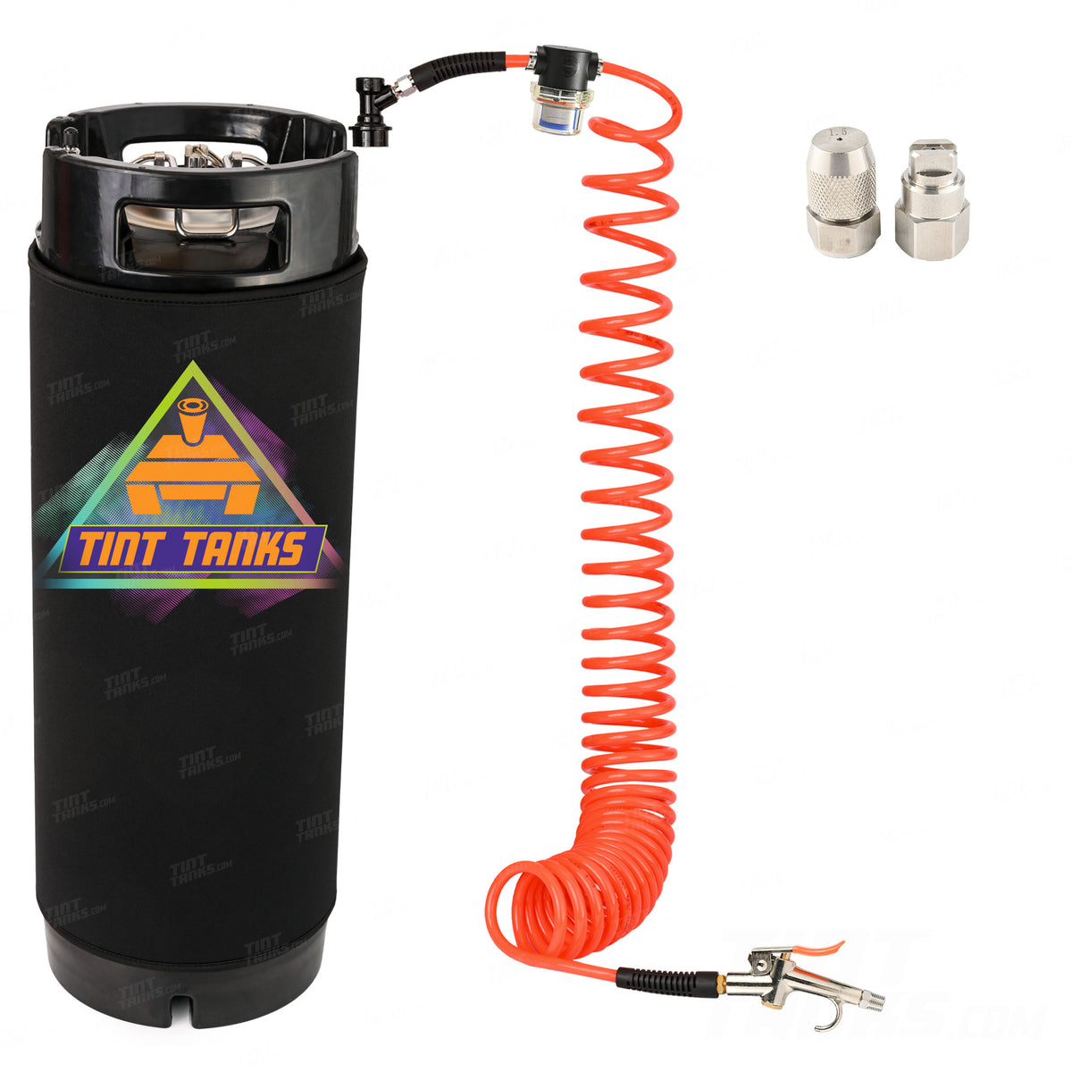 Window Tint Sprayer Mounting Solution Spray Tank + 25ft Recoil Hose ...